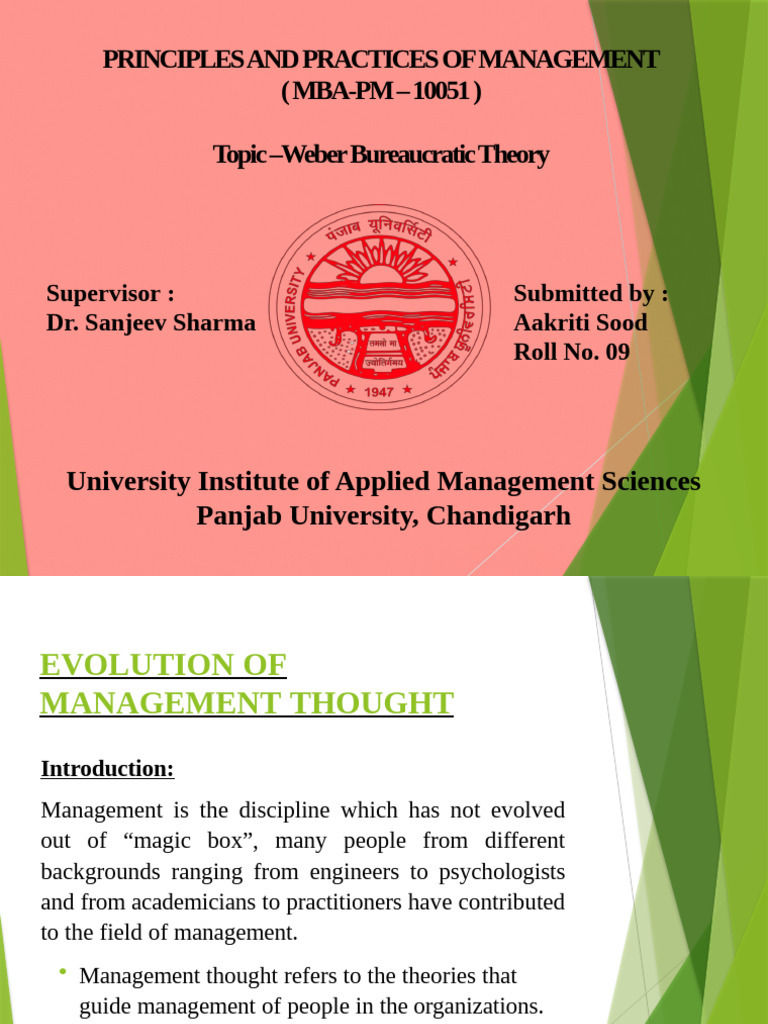 Aakriti Sood (Pharmaceutical Management) Assignment of PPM | PDF | Bureaucracy | Max Weber