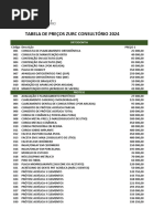 Tabela de Preços Médis Light 2024 | PDF | Dente humano | Implante dentário