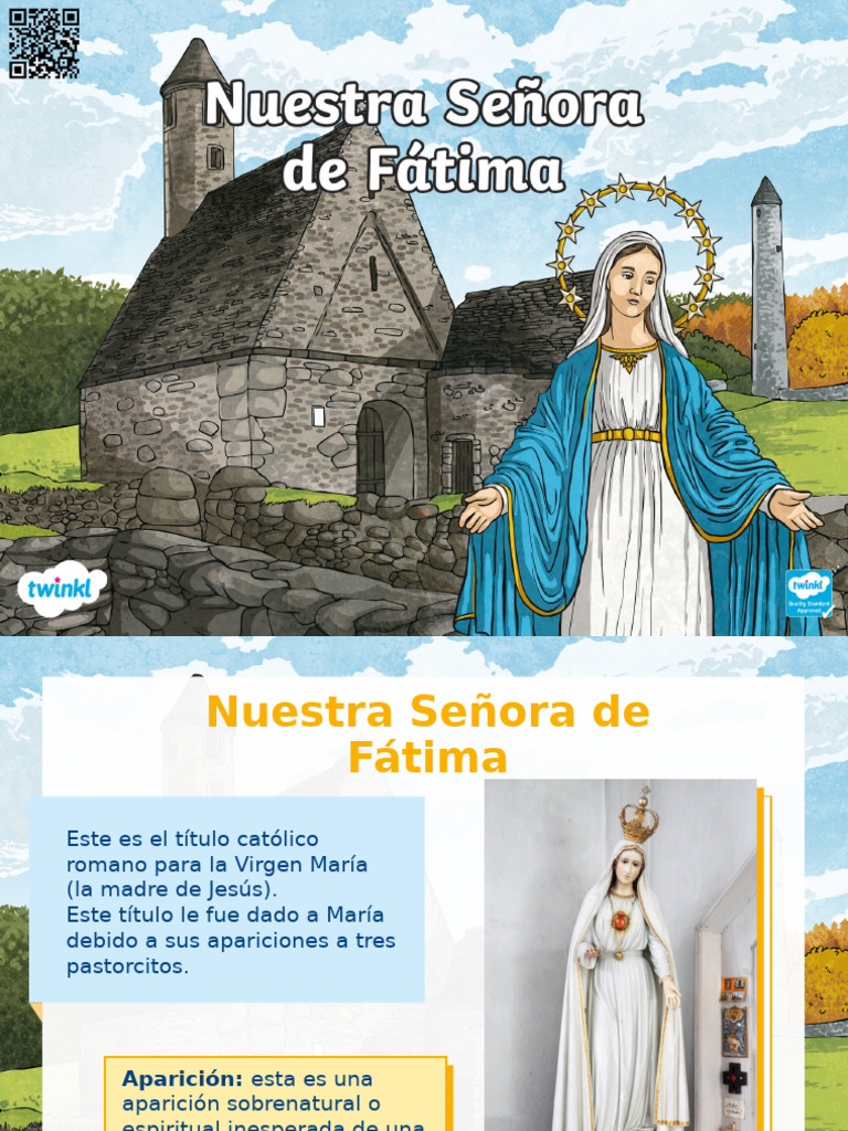 Sa DF 1707438426 Powerpoint La Virgen de Fatima Ver 1 | PDF