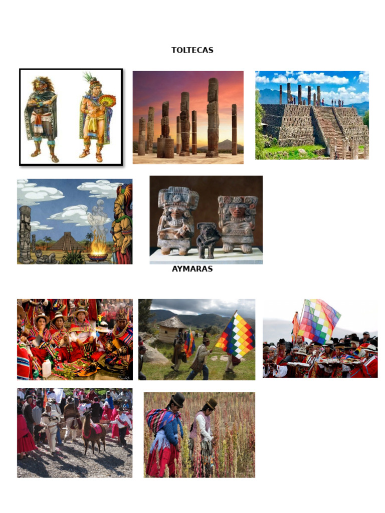 Imagenes de Toltecas y Aymaras | PDF