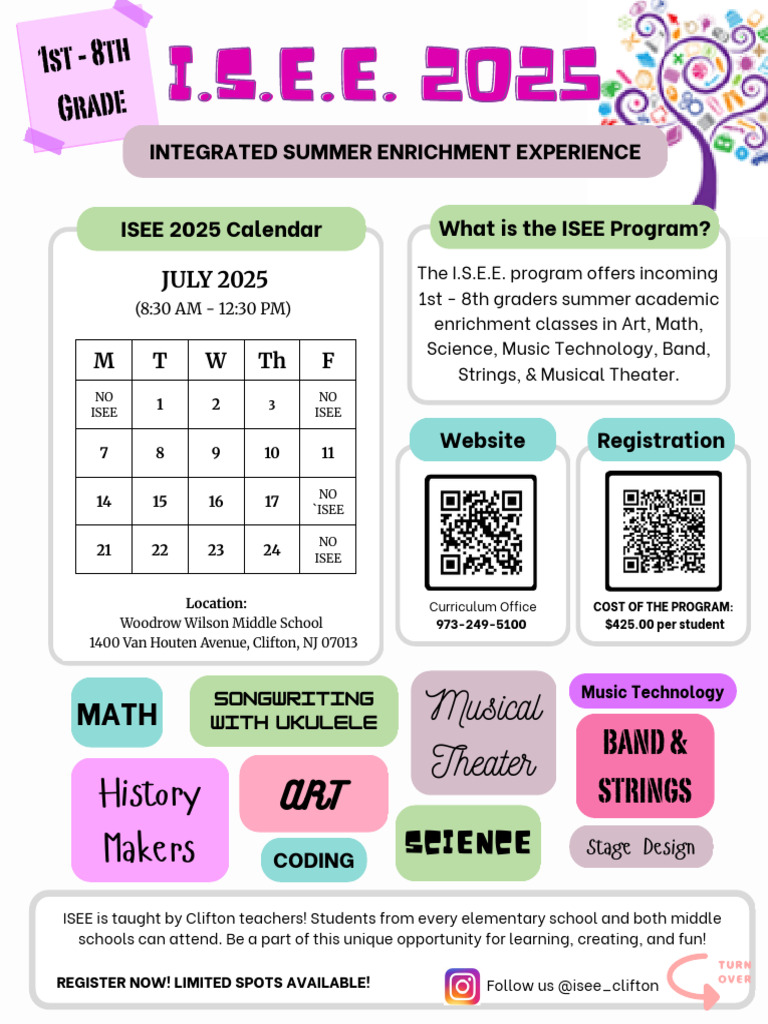 ISEE 2025 Summer Enrichment Program | PDF
