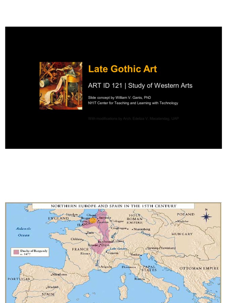 ARTID121 - Late Gothic Art | PDF | Art Movements | Christian Art