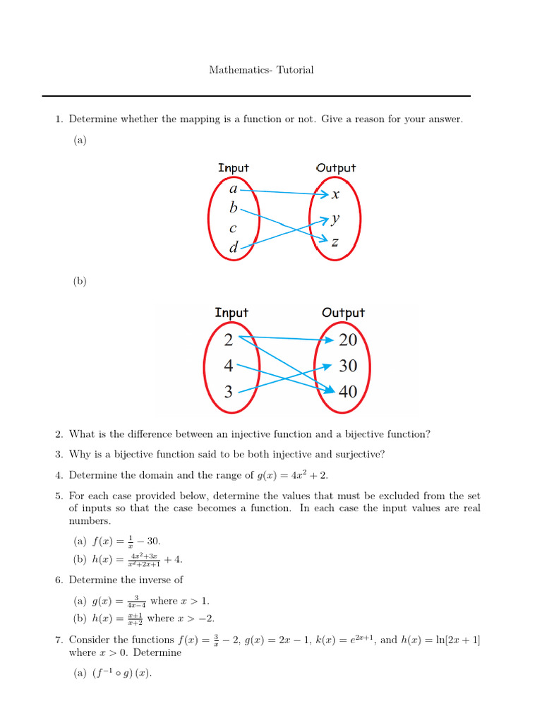 Math Tutorial1 | PDF