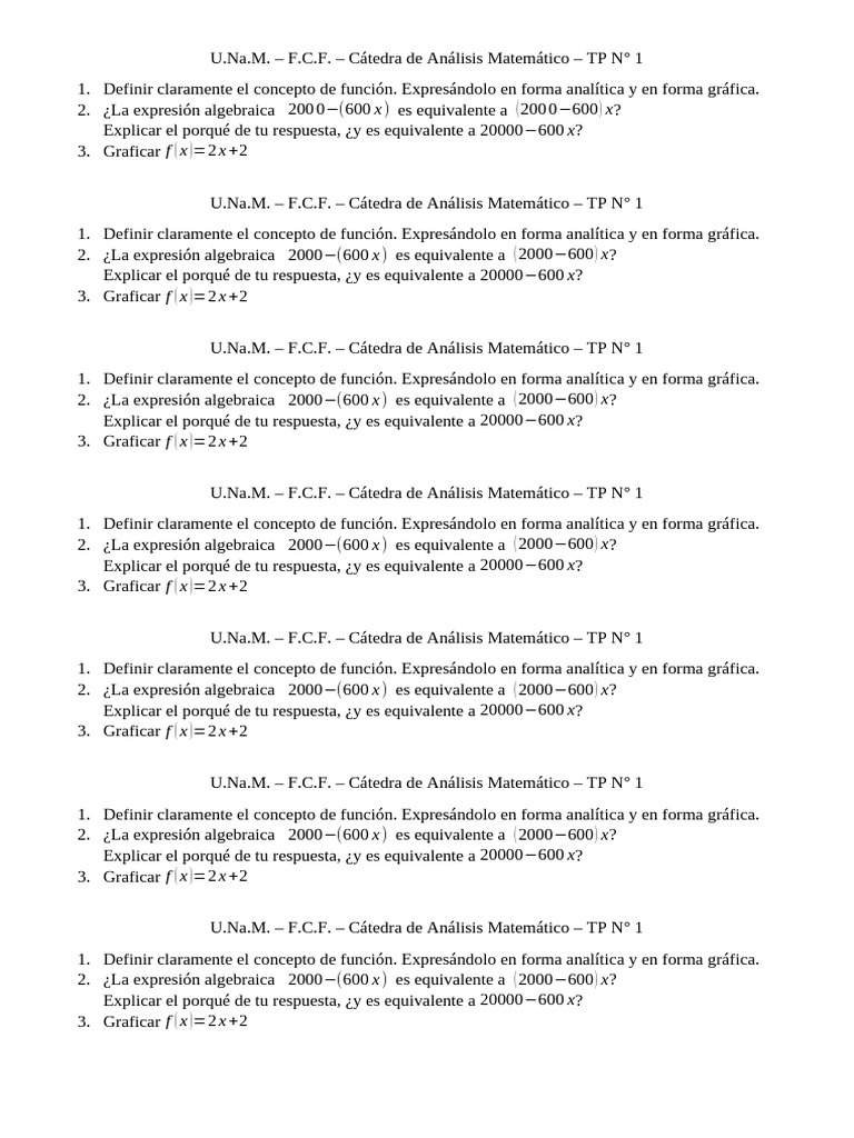 TP 1 Funciones | PDF
