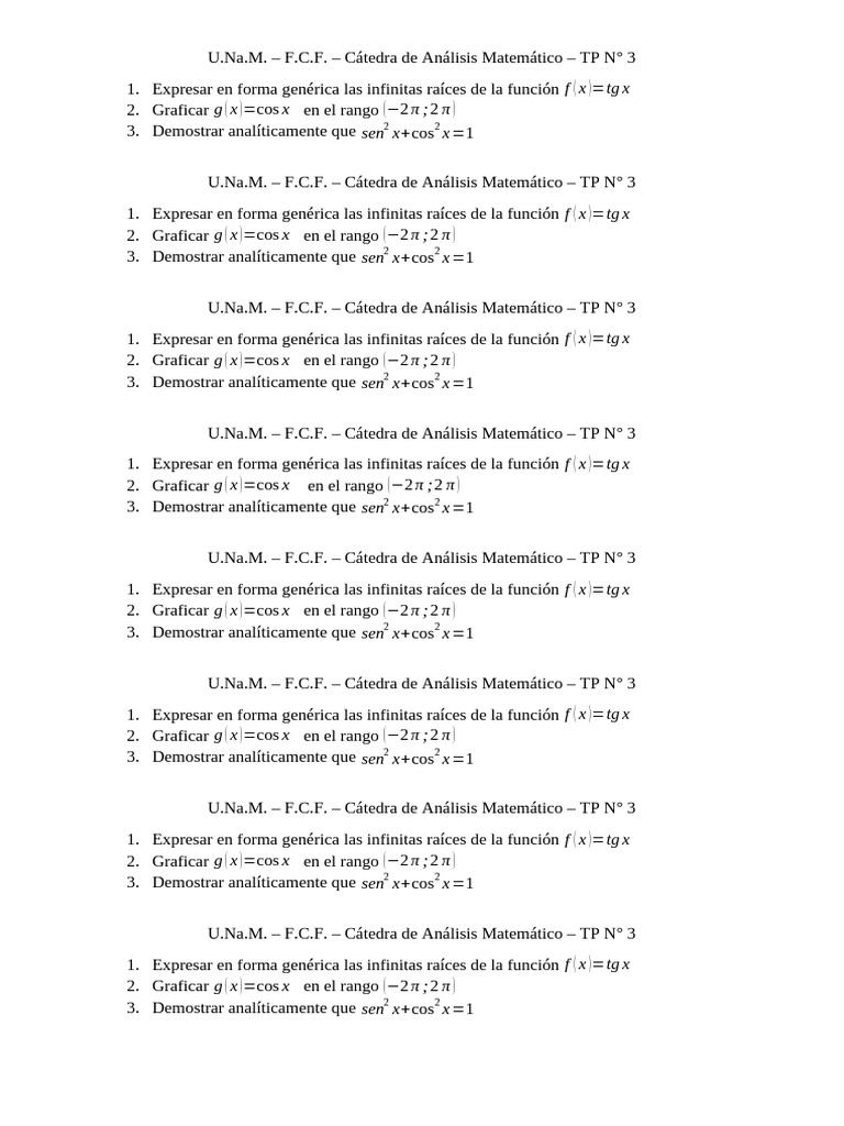 TP 3 Funciones Trigonometricas | PDF