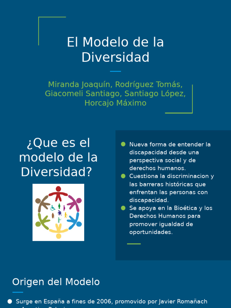 Modelo de Diversidad | PDF | Invalidez | Verbo