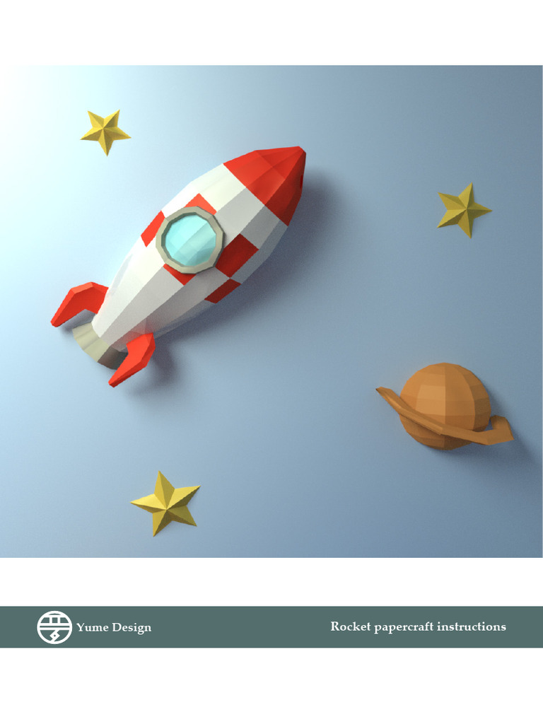 Rocket Papercraft Instructions - Yume Design - EN | PDF