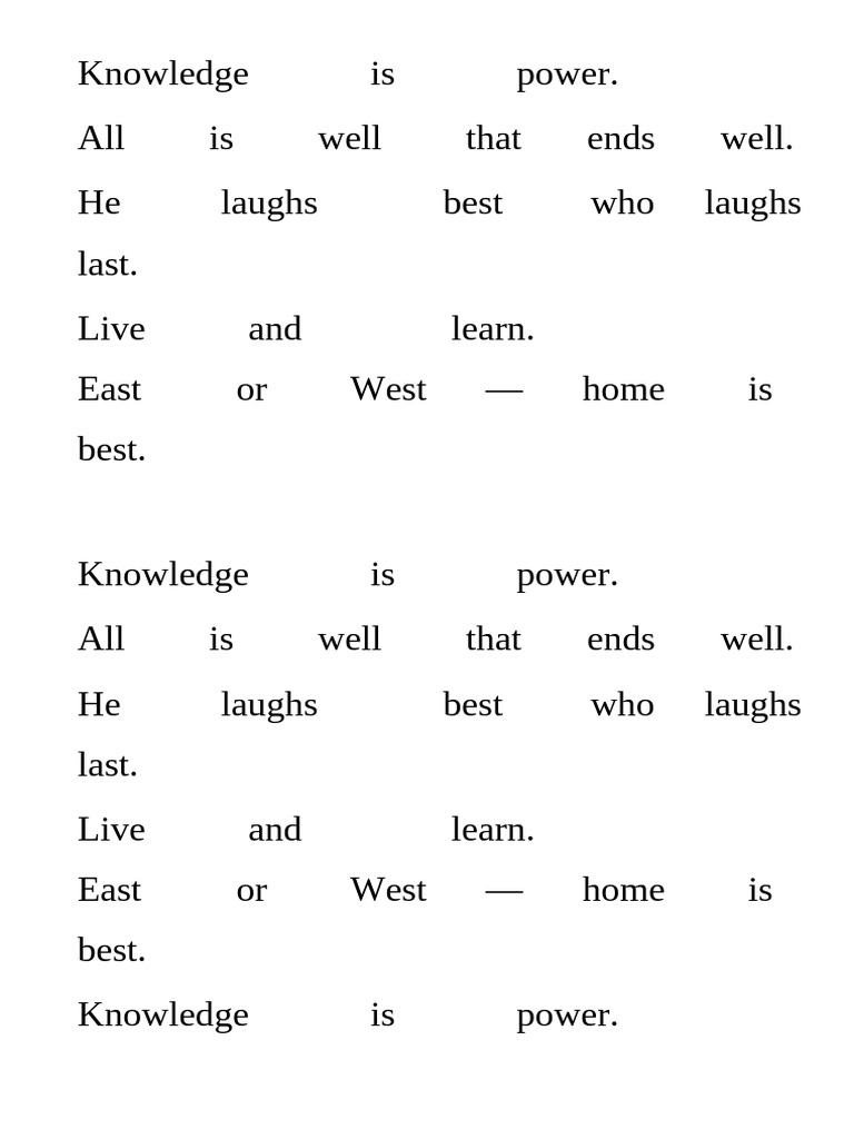 Knowledge Is Power | PDF