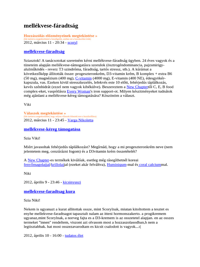 Mellékvese | PDF