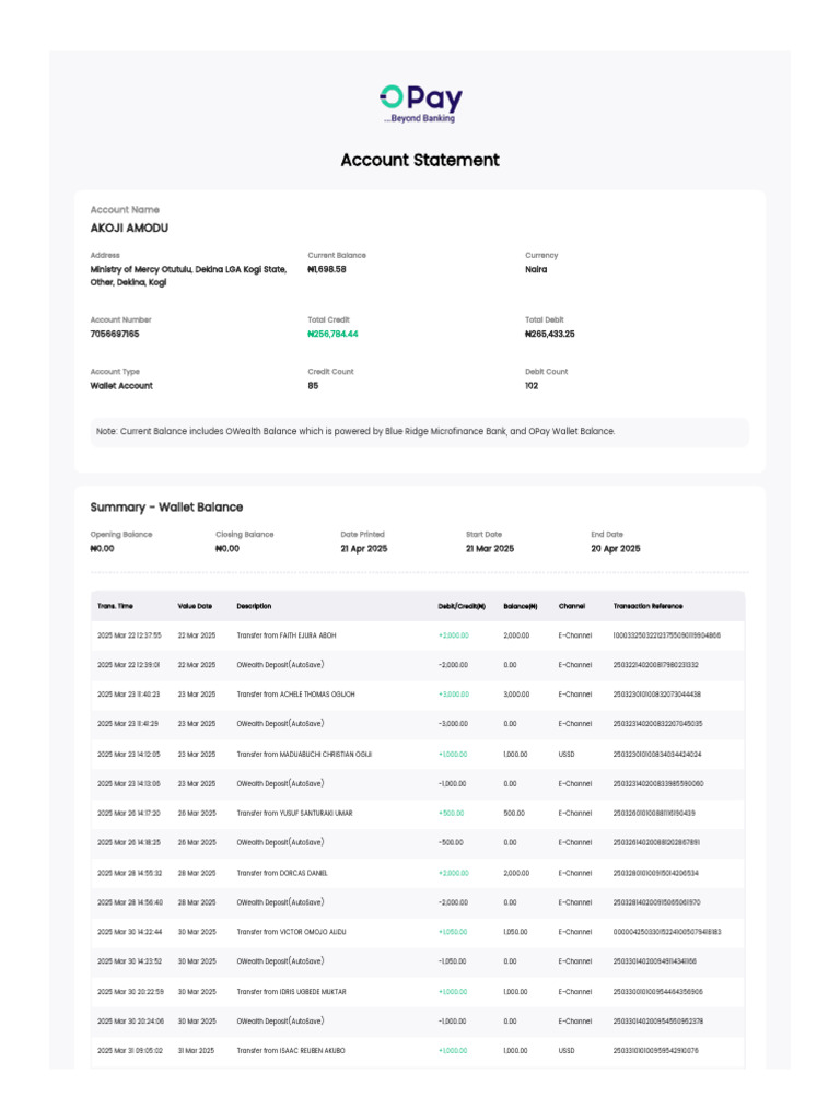 Akoji Amodu - 7056697165 - 20250421070504 | PDF | Debits And Credits ...