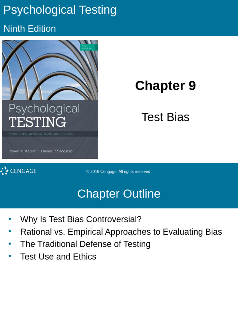 Understanding Test Bias in Psychology | PDF | Validity (Statistics ...