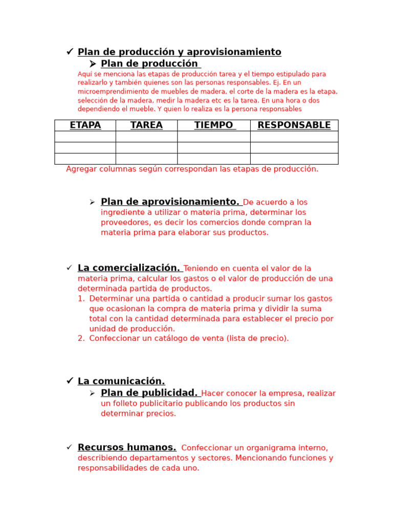Plan de Produccion y Aprovisionamiento | PDF