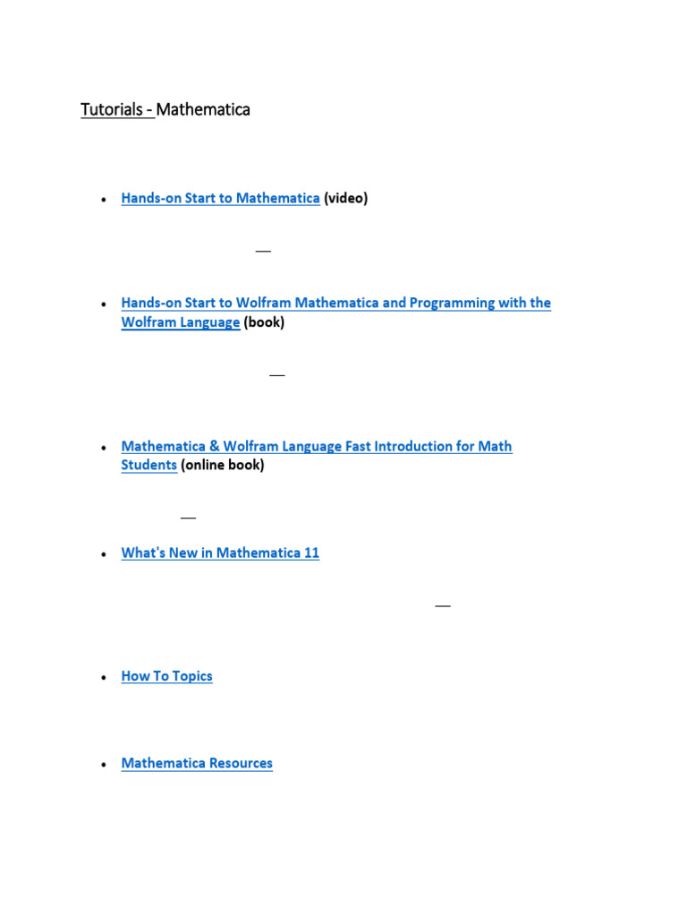 ServiceCentral_SoftwareDownloads_ResourcesForMathematica | PDF ...