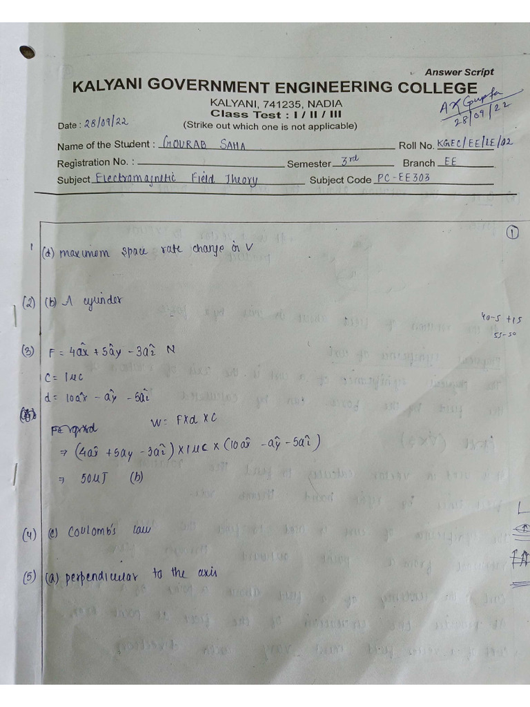 l02 Gourab Saha 2nd Pcee303 | PDF