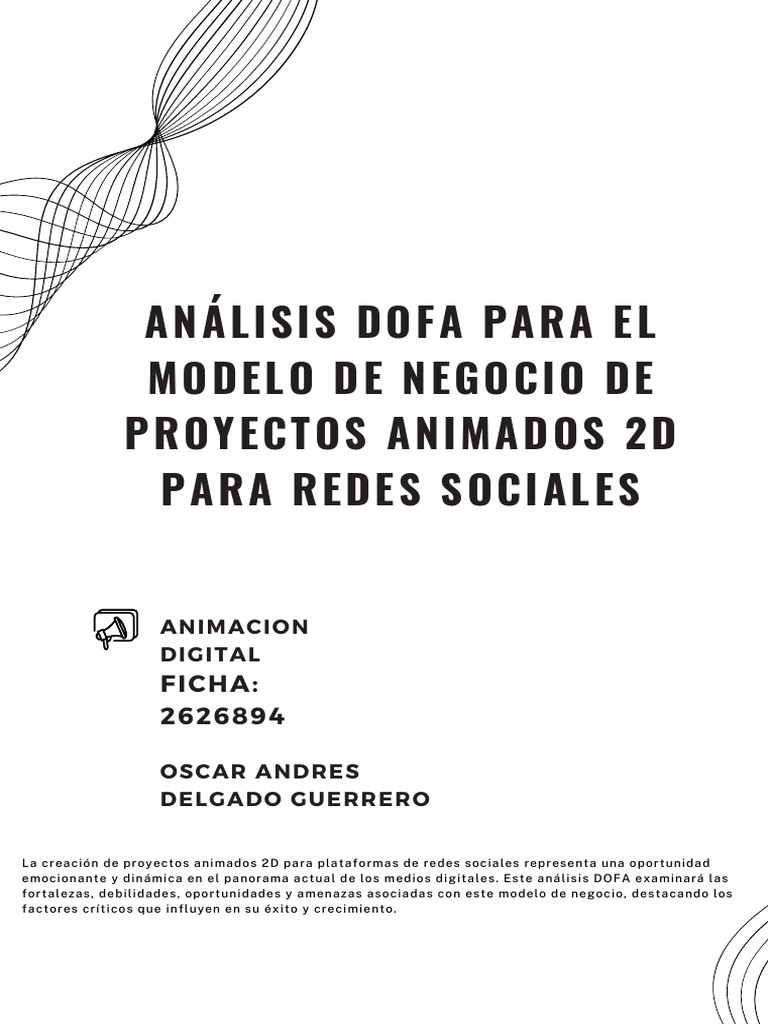 Dofa | PDF | Modelo de negocio | Análisis FODA