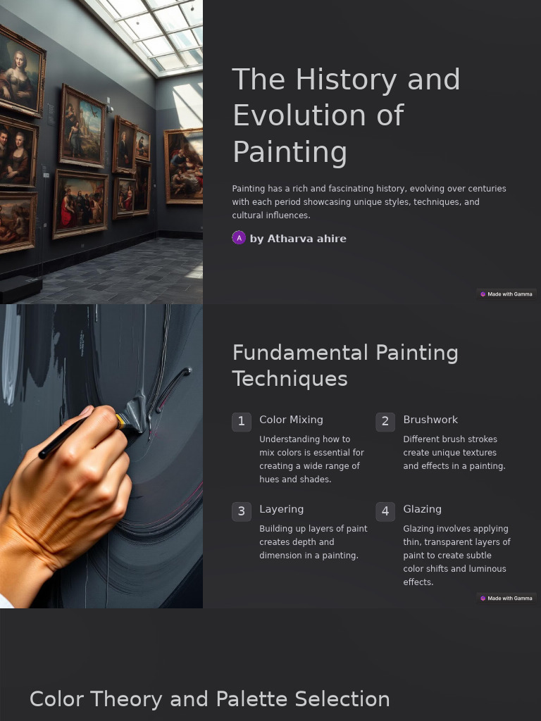 The-History-and-Evolution-of-Painting | PDF | Paintings | Composition ...