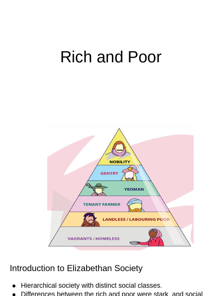 Elizabethan Society: Rich vs. Poor | PDF