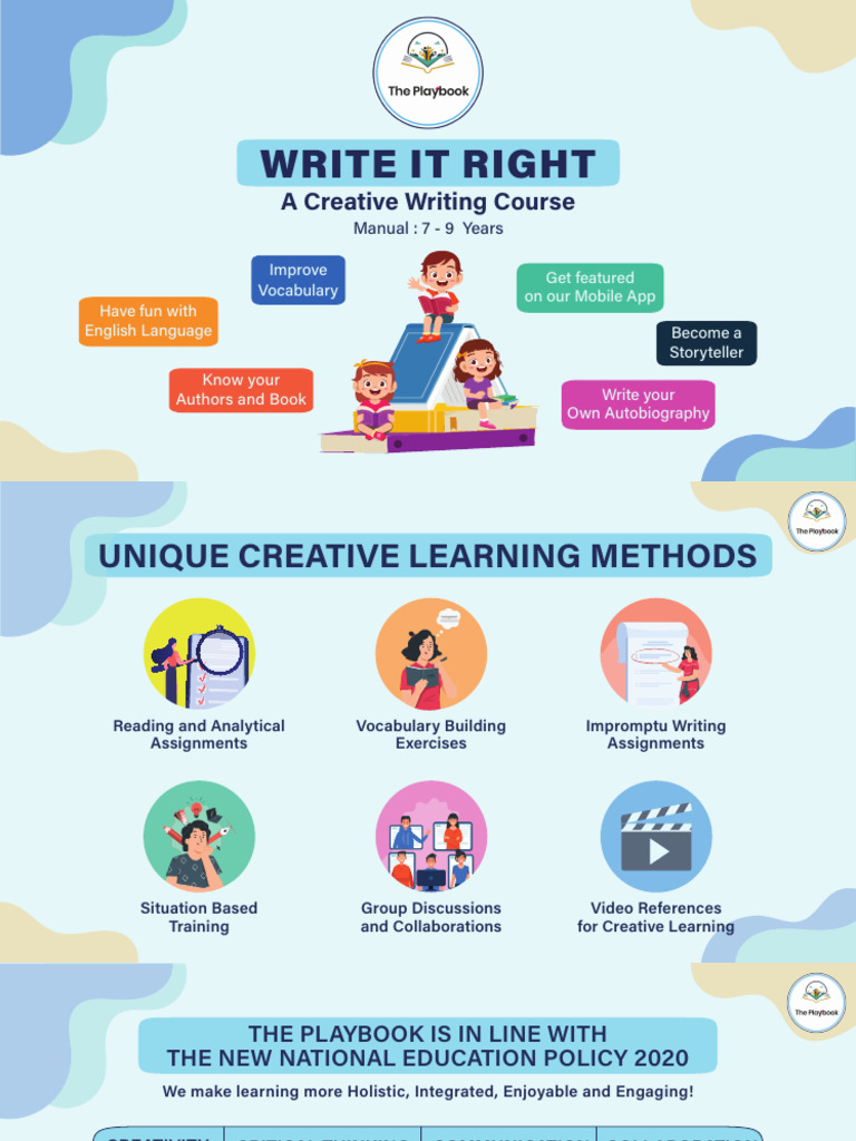 Write It Right Kids Manual | PDF