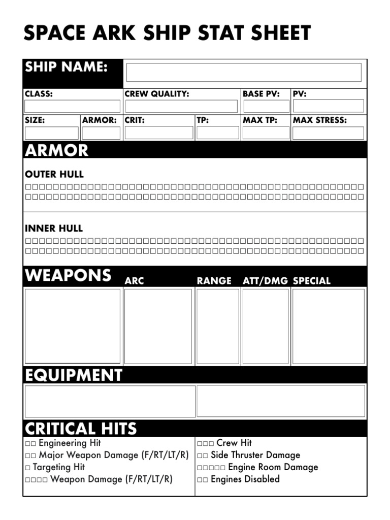Stat Sheet Form Fillable | PDF