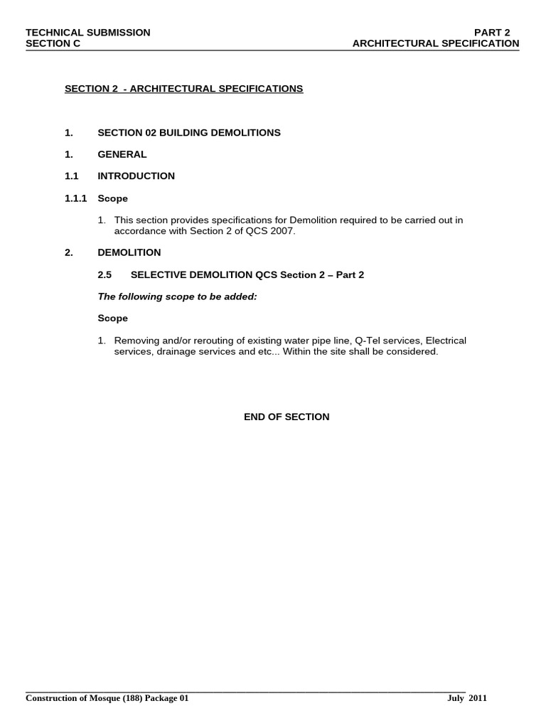 (06g) C2 - SECTION 2-ARCH. SPEC | PDF | Door | Tile