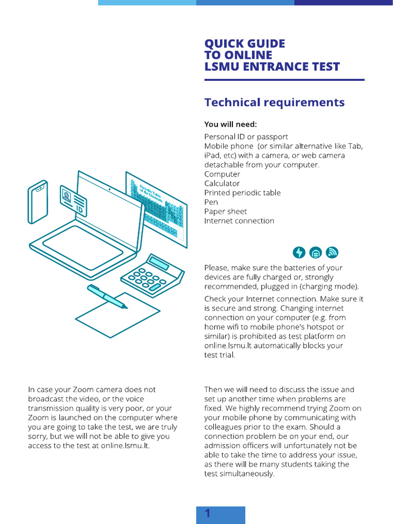 Online Exam Instructions - 2025 | PDF