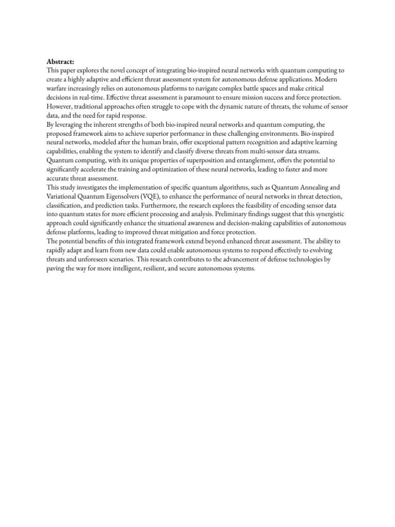 Abstract - Defense - 1 | PDF