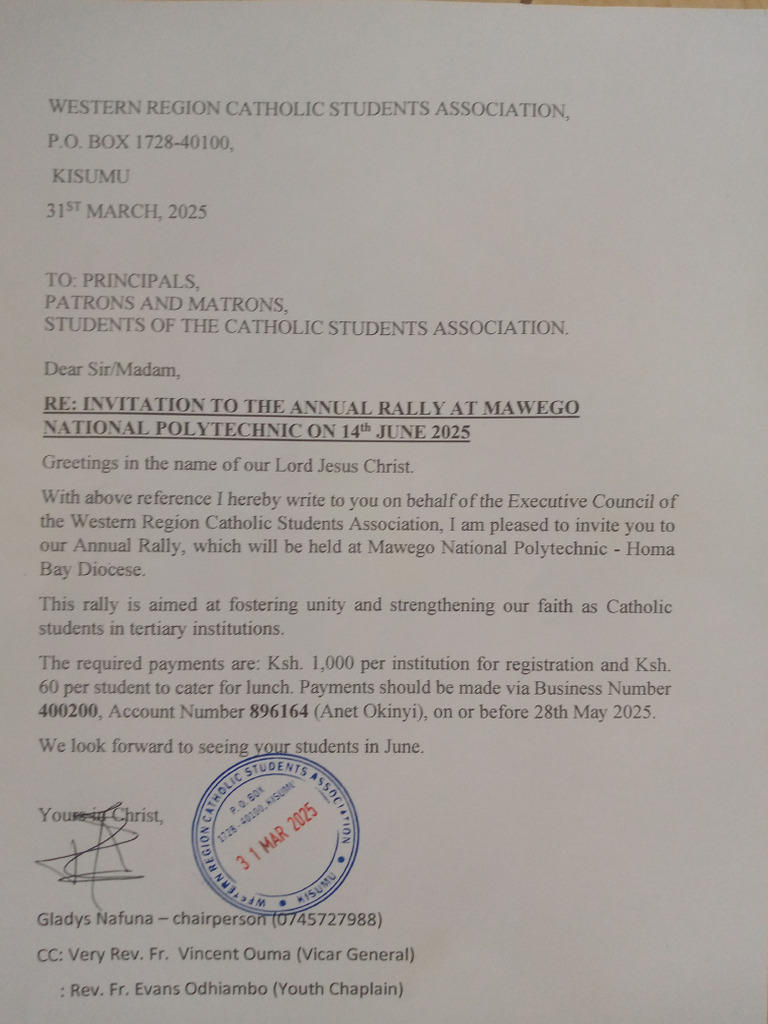 Invitation To Annual Rally | PDF