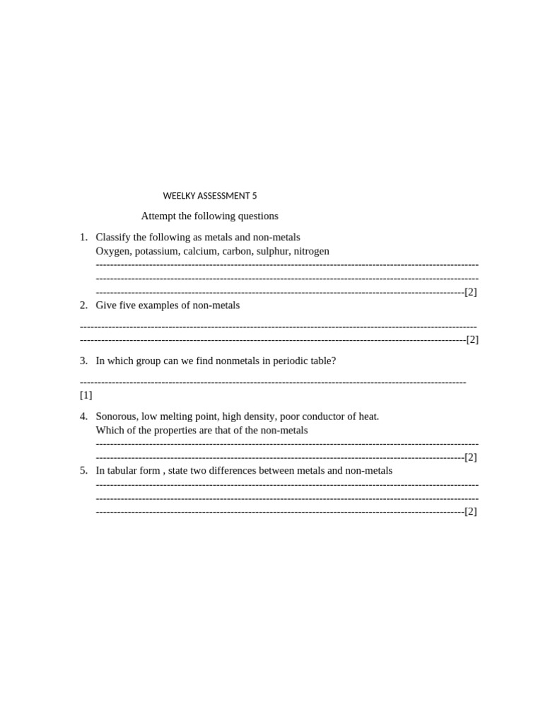 CHE 7 W8 | PDF