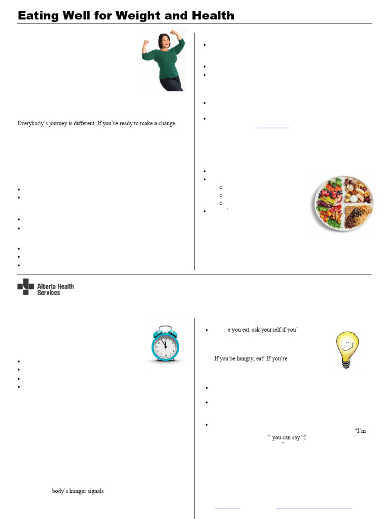If Nfs Eating Well For Weight and Health | PDF | Foods | Sauce