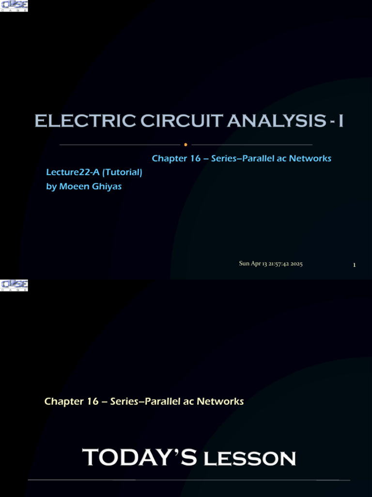 Introductory Circuit Analysis Chapter 15, 16, 17 | PDF