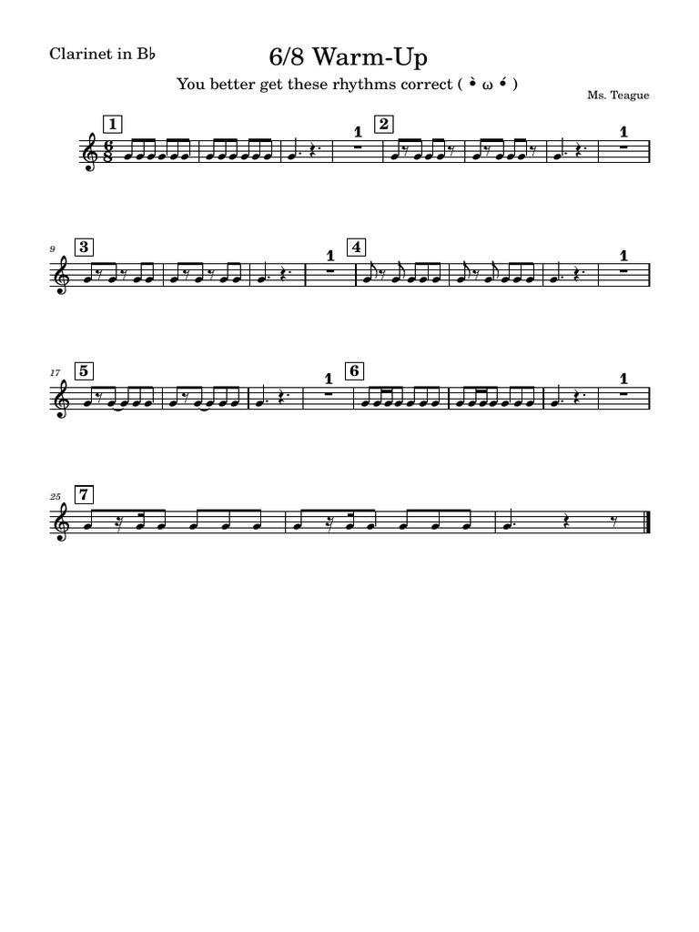68-warm-up-clarinet-in-b | PDF