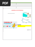 Teorema de Pitagoras Triptico | PDF | Triángulo | Teorema