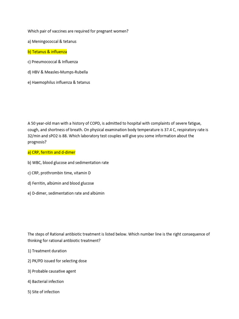 Pediatric Infectious Disease Exam Guide | PDF | Infection | Pneumonia