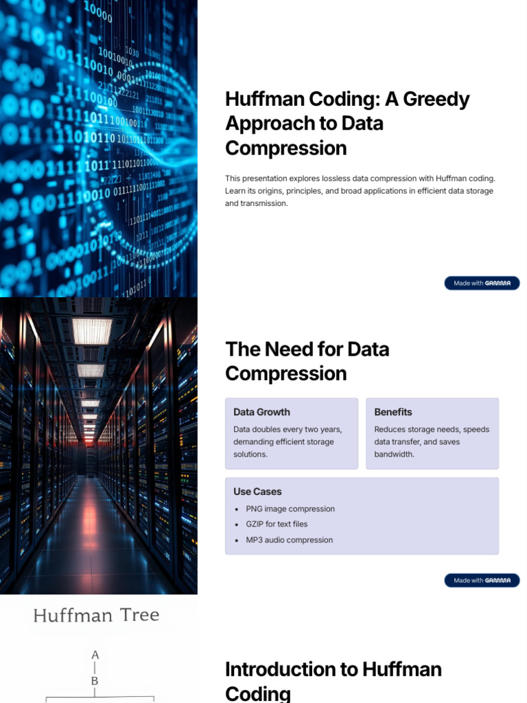 Huffman Coding A Greedy Approach To Data Compression | PDF | Data Compression | Computer Engineering