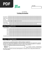 Coru Evetting Invitation Form | PDF | Identity Document | Government ...