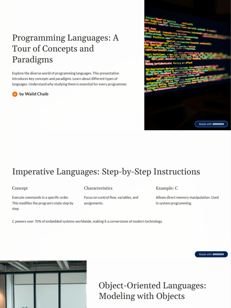 Overview of Programming Languages | PDF | Programming Language | Computer Programming
