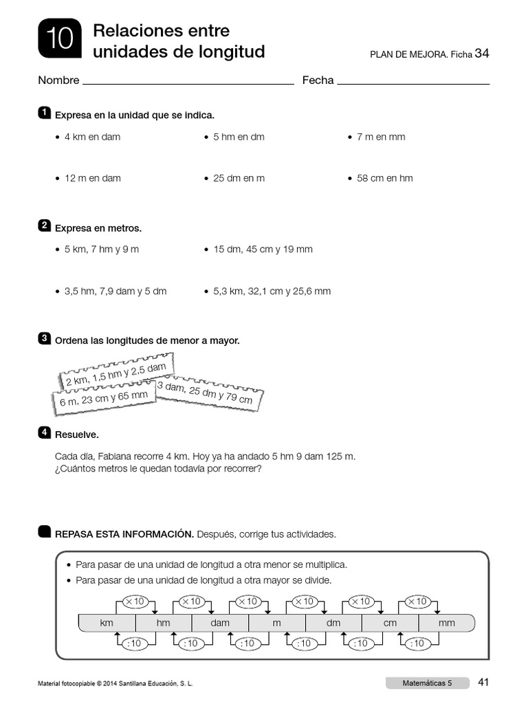 Repaso Rayan | PDF | Unidades de medida
