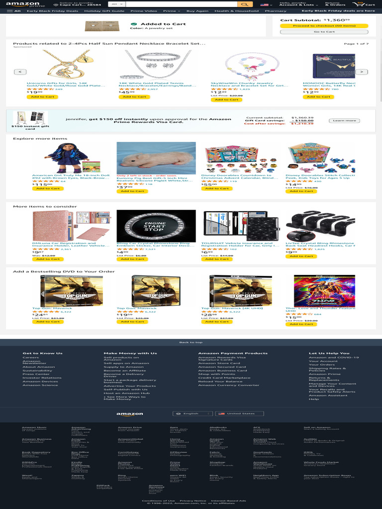 Amazon Prime Cart Overview | PDF