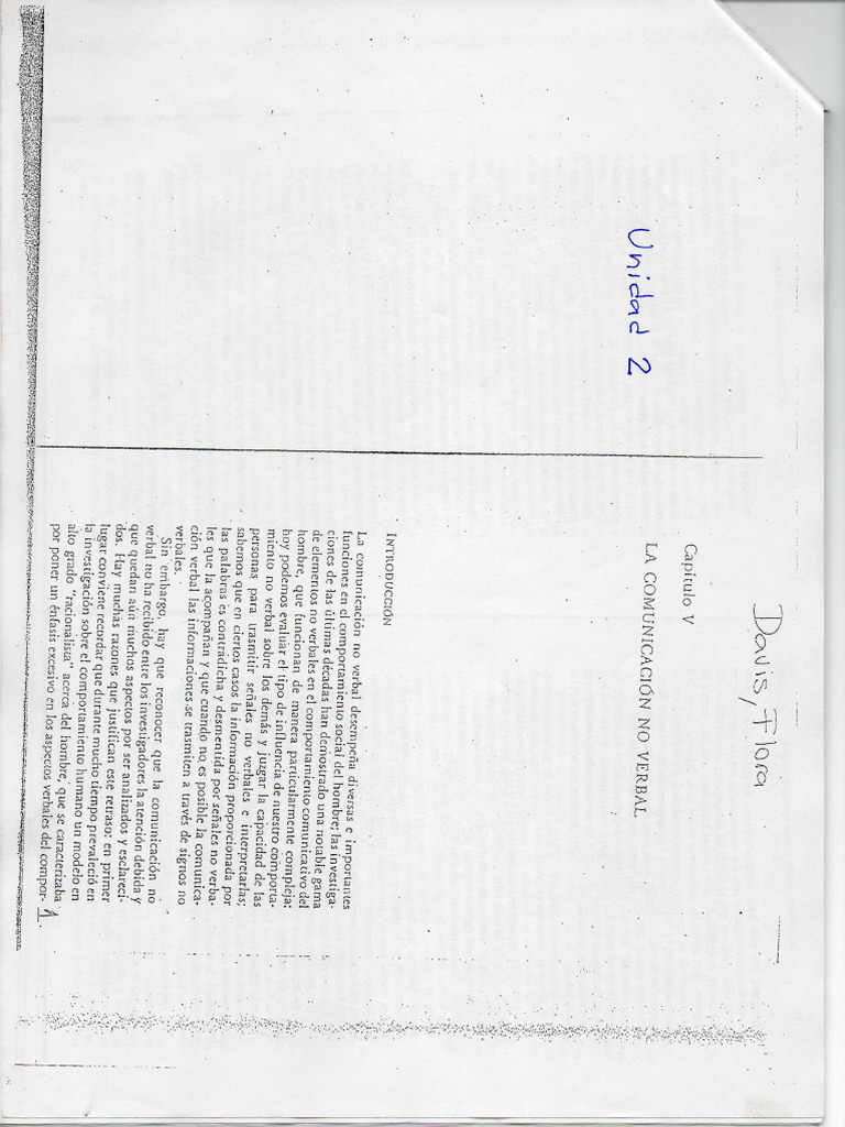 Comunicaci-N No Verbal | PDF