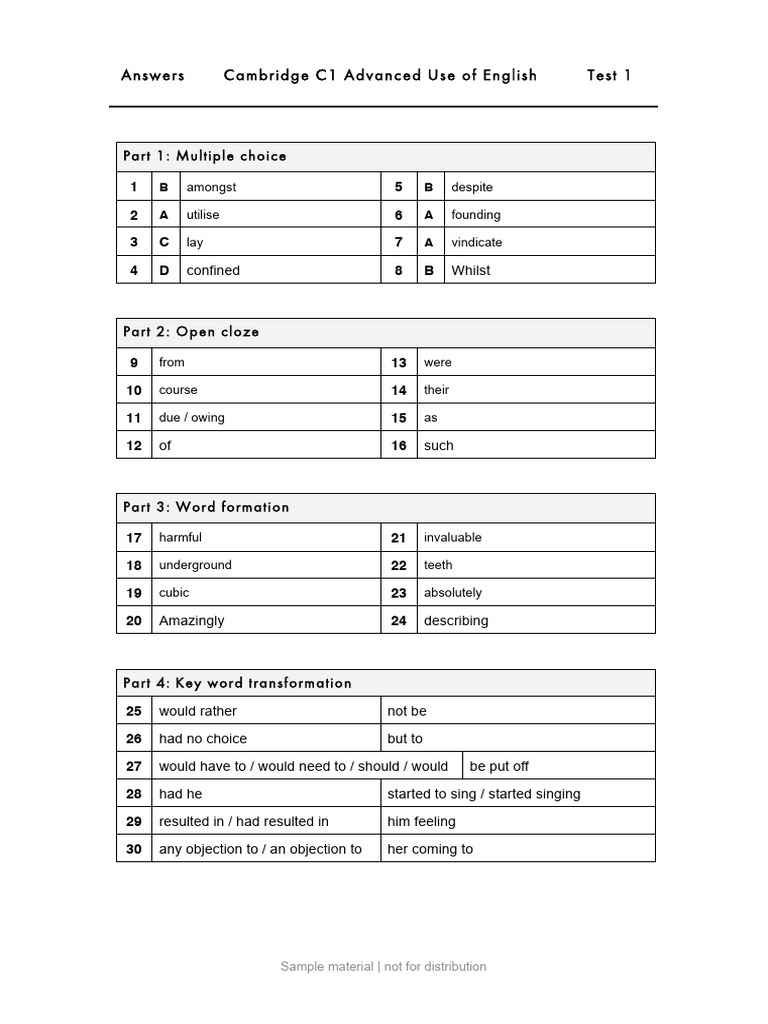 Cambridge c1 Use of English Book 1 Removed | PDF