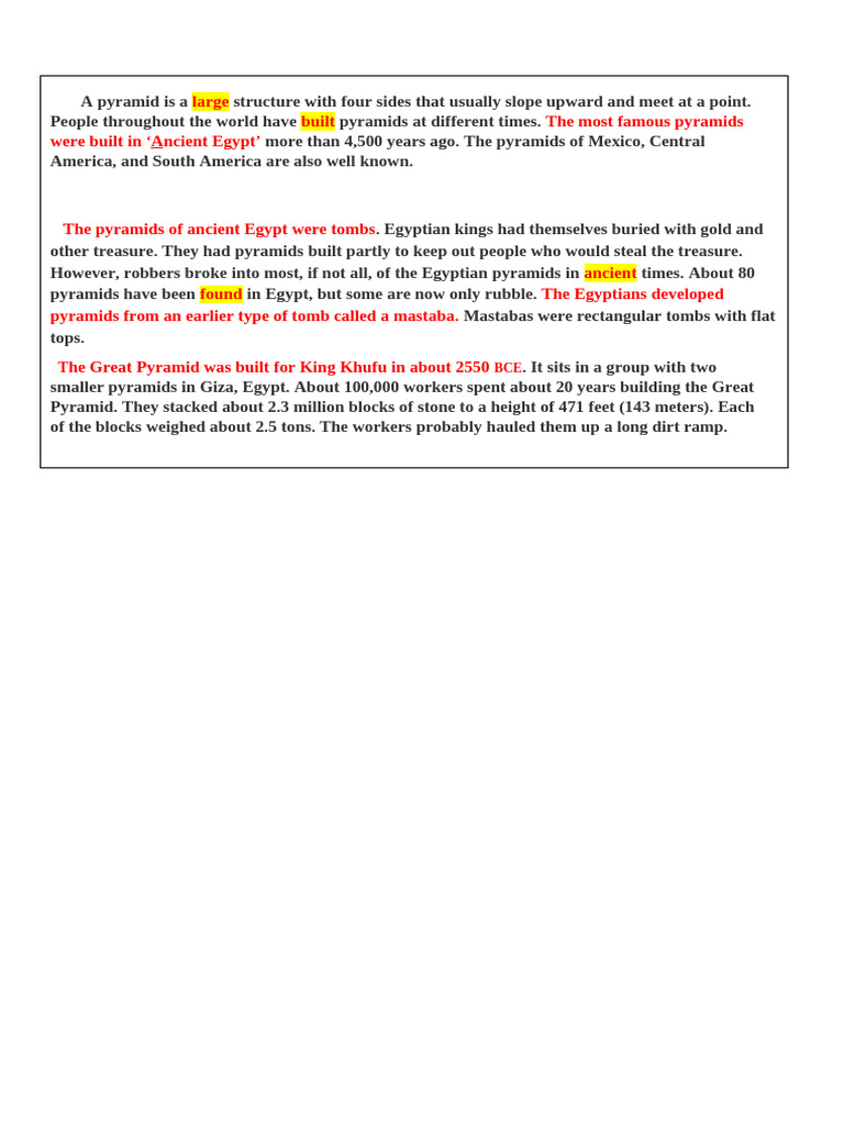 Pyramids | PDF