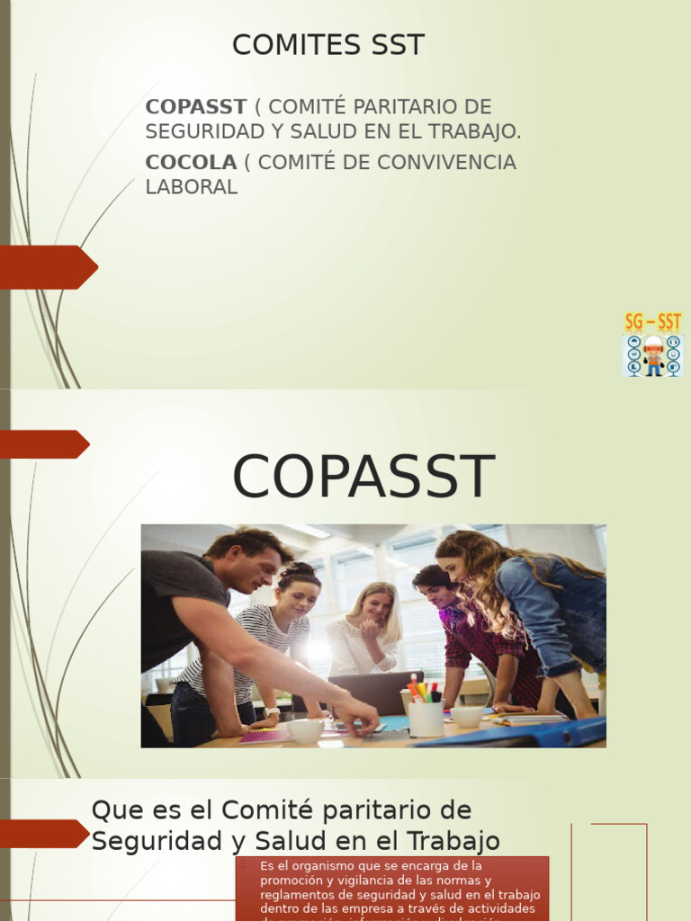 Comités de SST y Convivencia Laboral | PDF | Seguridad y salud ocupacional