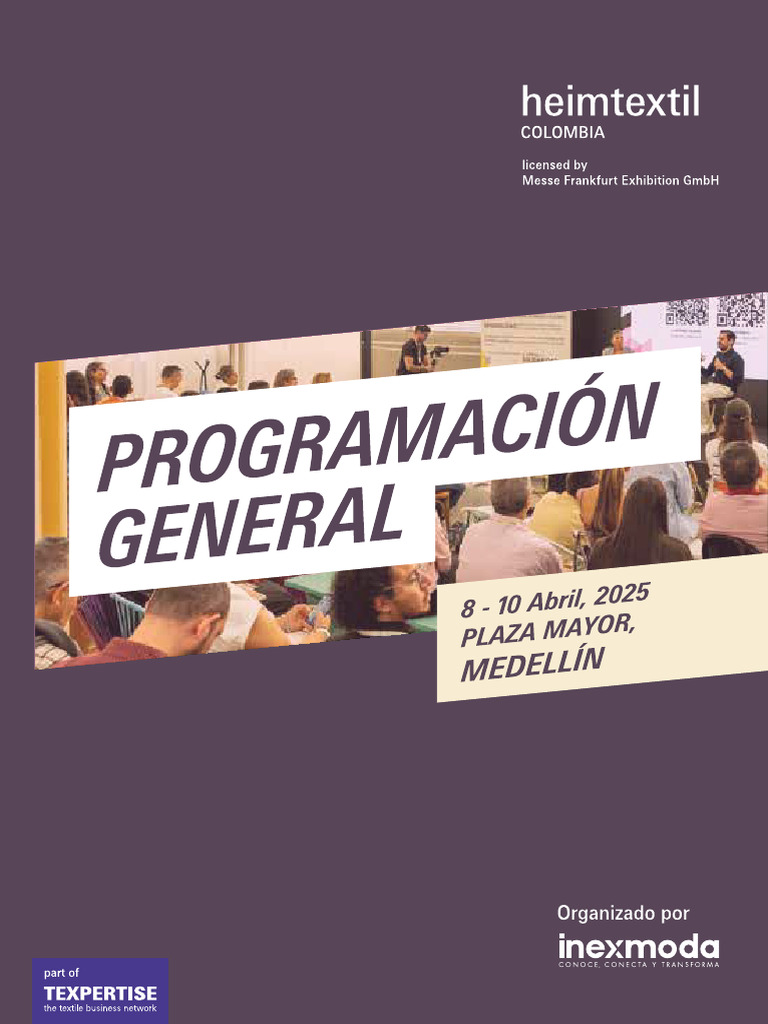Programacion Oficial Heimtextil Colombia 2025 | PDF