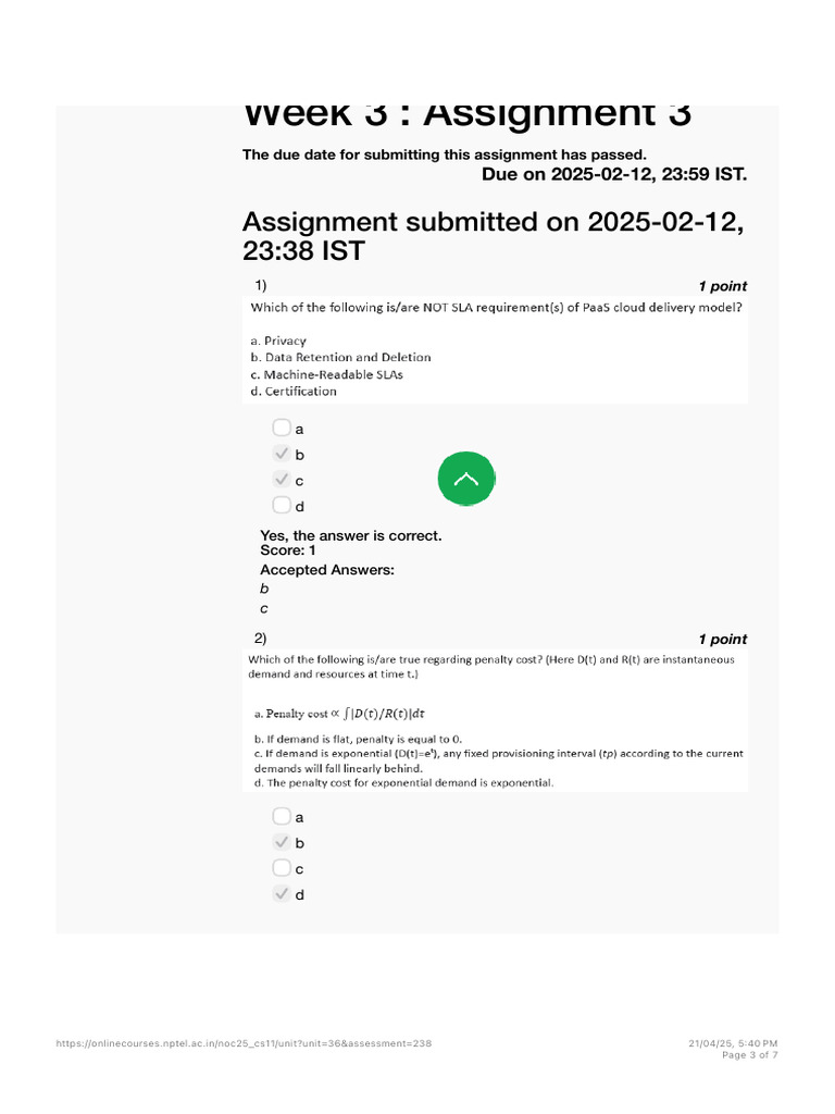 Week 3 Assignment Submission Details | PDF