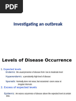 Outbreak Investigation Report Template - 3rd Edition IDSR | PDF ...