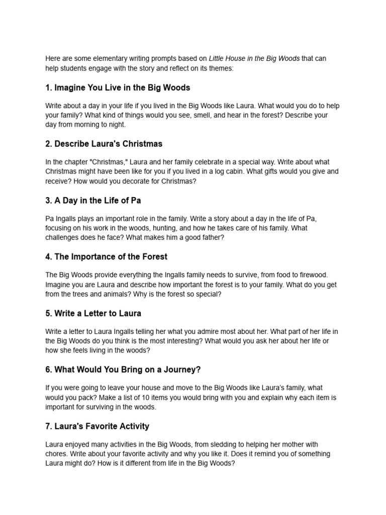 Engaging Writing Prompts for Kids | PDF