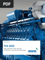 MTU 20V4000 L64 Technical Data Sheet | PDF | Engines | Coolant