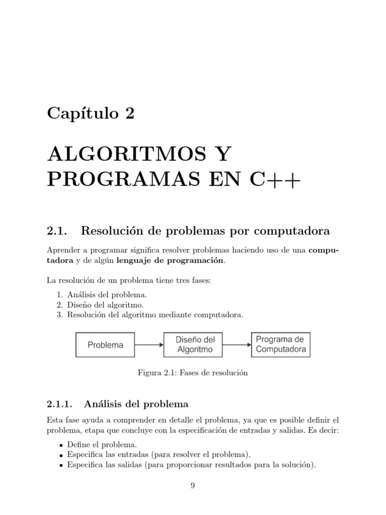 CAPITULO2 | PDF | Algoritmos | Programa de computadora