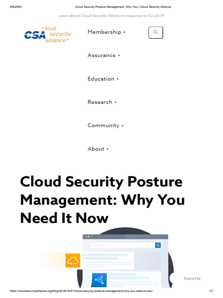 Importance of Cloud Security Posture Management | PDF | Computing ...