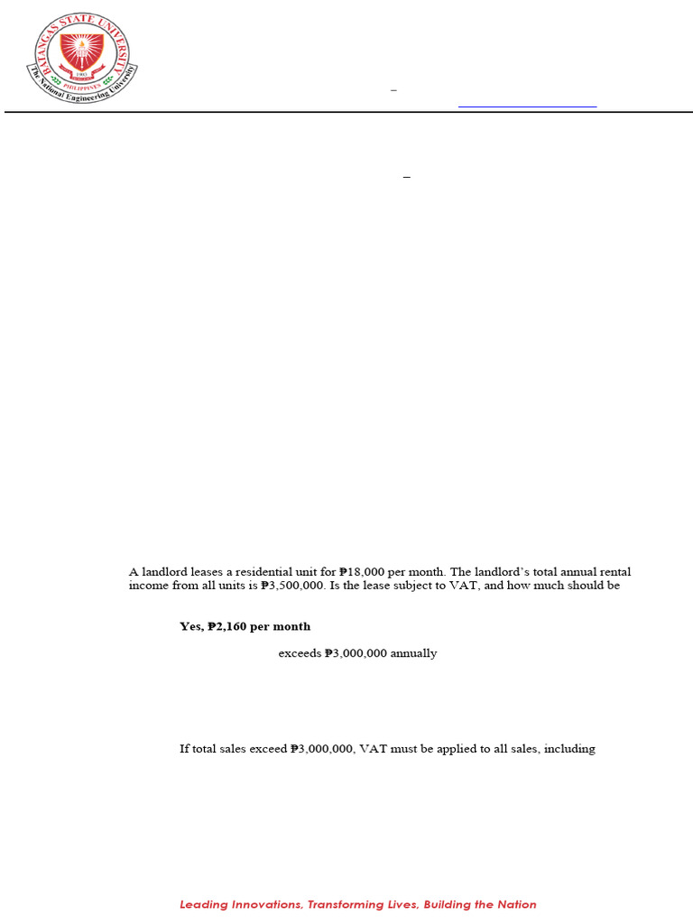 Midterms Tax-302 2024-2025 2nd-Sem With-Answers | PDF | Value Added Tax | Taxes